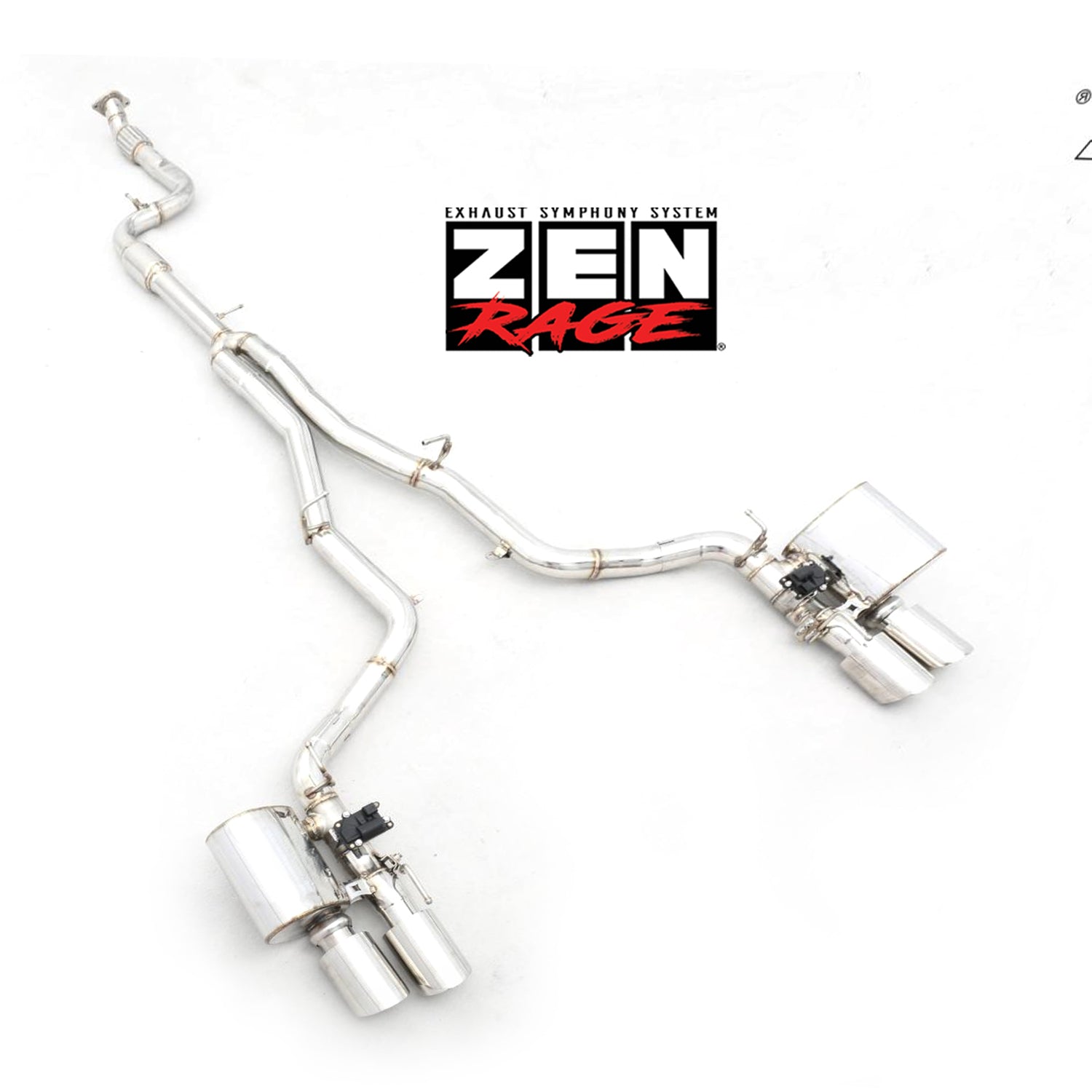 Zen-Rage Valvetronic Exhaust System for Maserati Ghibli 2021- 2.0T ...