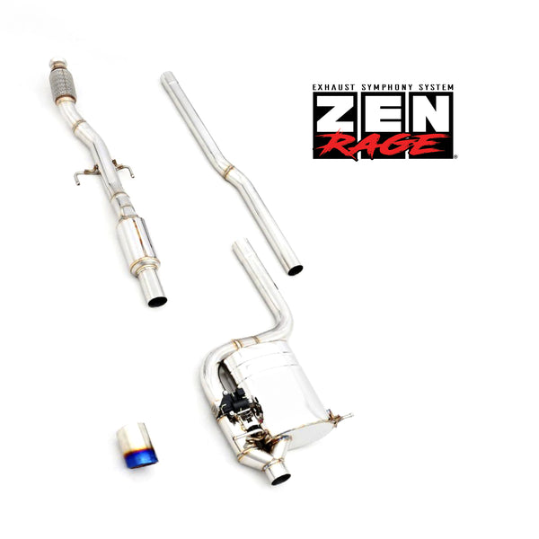 mini r55 clubman 2008-2013 ZEN-Rage Valvetronic exhaust system Full ...