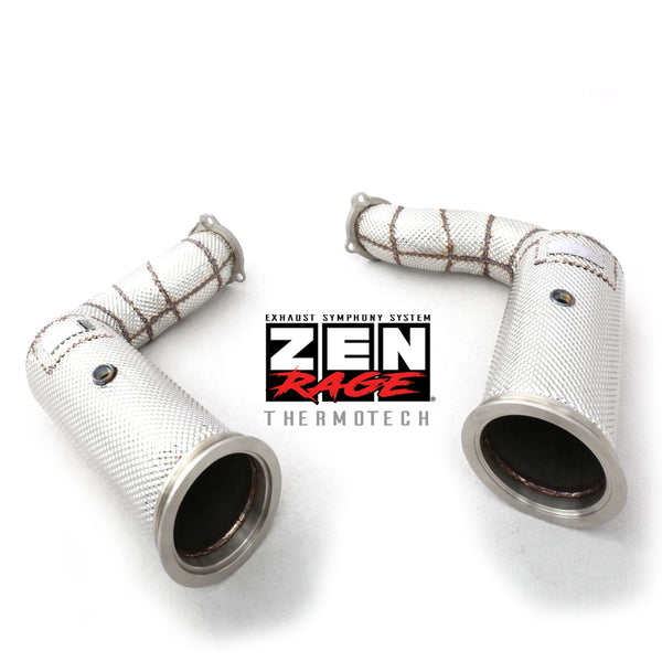 Zen-Rage Valvetronic Exhaust System for Porsche Cayenne S 2019-2023 2 ...